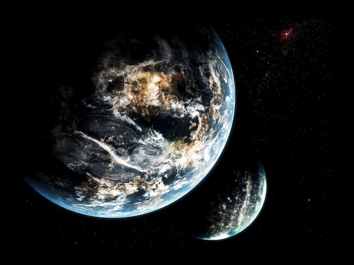 Achtergrond Planeet Aarde, Planeet, Kosmische Ruimte | TOP Gratis ...