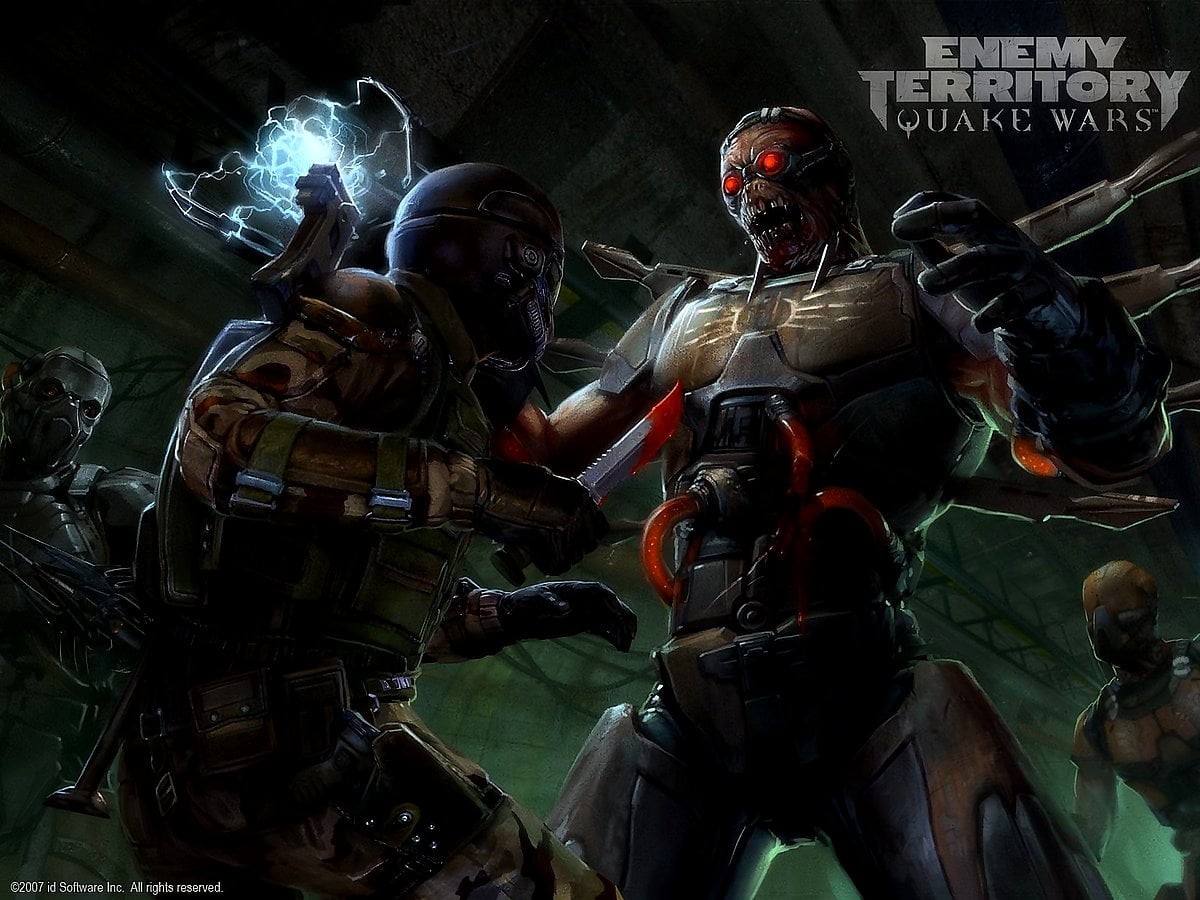 Quake Wars, Pc-Spel, Tekenfilms desktop achtergrond | Gratis Beste ...