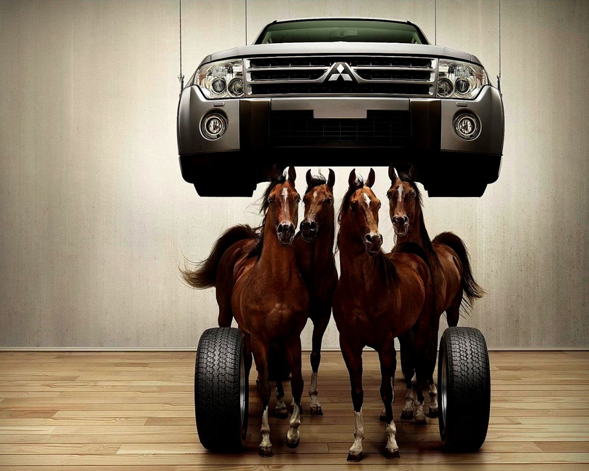 Beste achtergrond afbeelding Mitsubishi, Auto's, Paard | Gratis wallpapers