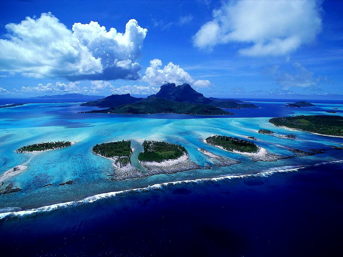 Achtergrond Frans-Polynesië, Natuur, Strand | Gratis TOP achtergronden