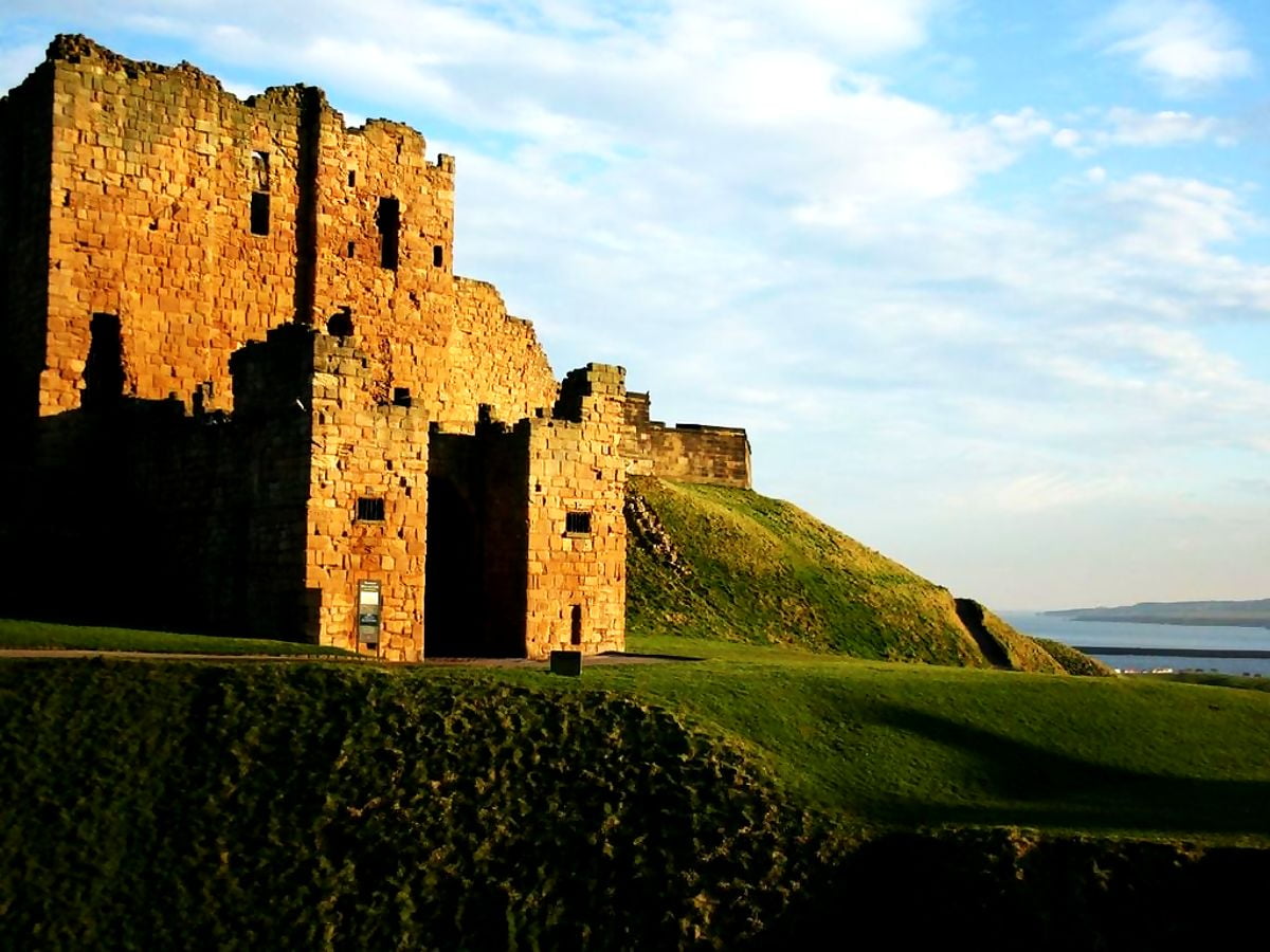 Mooie bureaublad achtergrond Tynemouth Castle And Priory, Oudheid ...