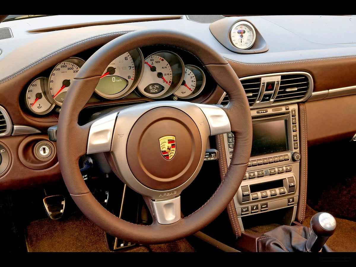 Desktop achtergrond Auto's, Stuur, Porsche 1600x900 | Download Beste ...