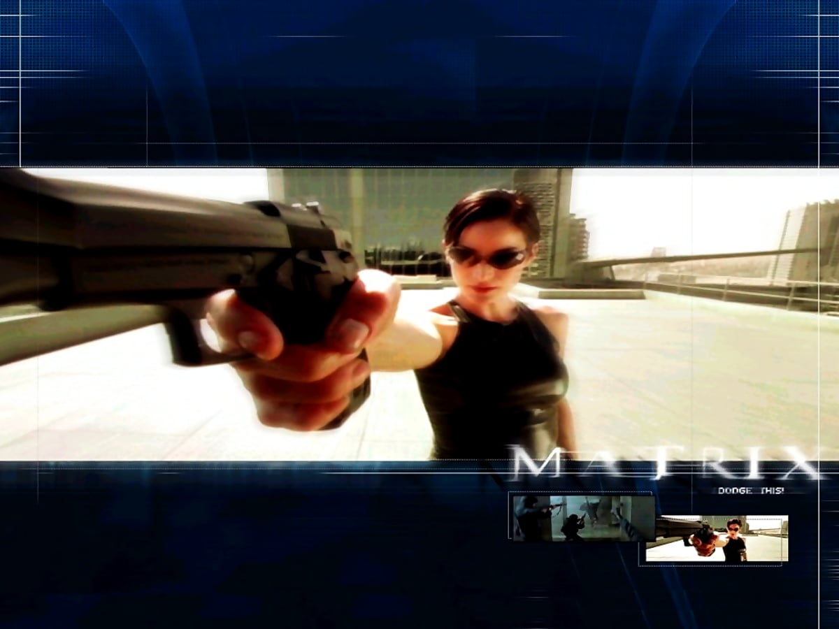 Achtergrond The Matrix, Camera, Wapen | Gratis TOP achtergronden