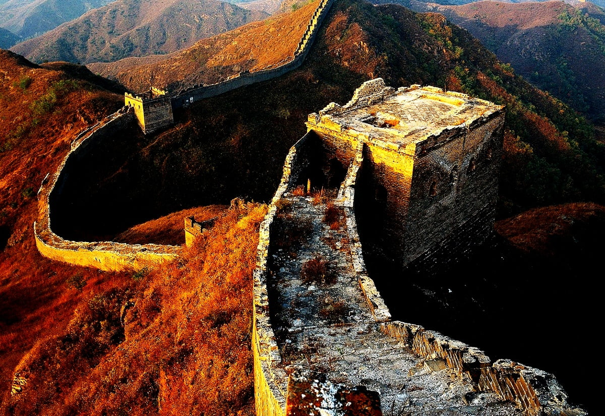 Achtergrond Grote Muur Van China, Bergen, Natuur | Gratis achtergronden